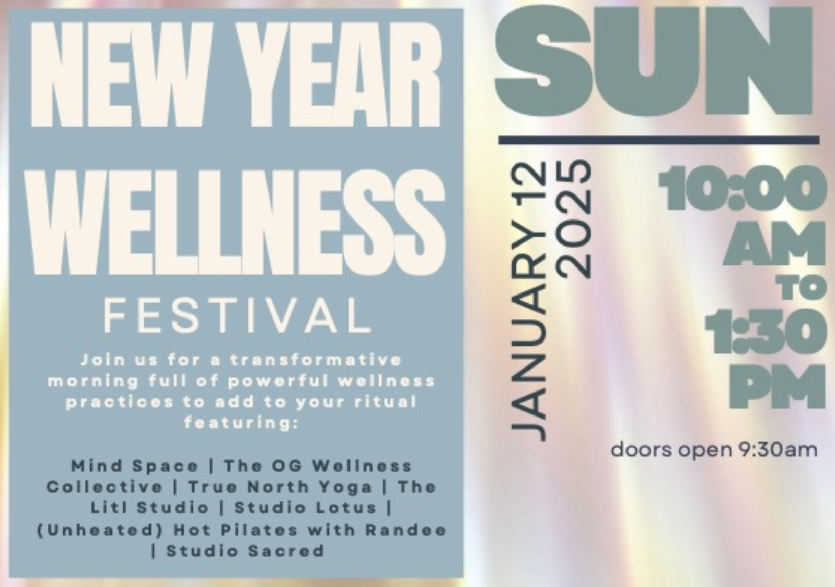 New Year Wellness Festival | Mike Brown Group